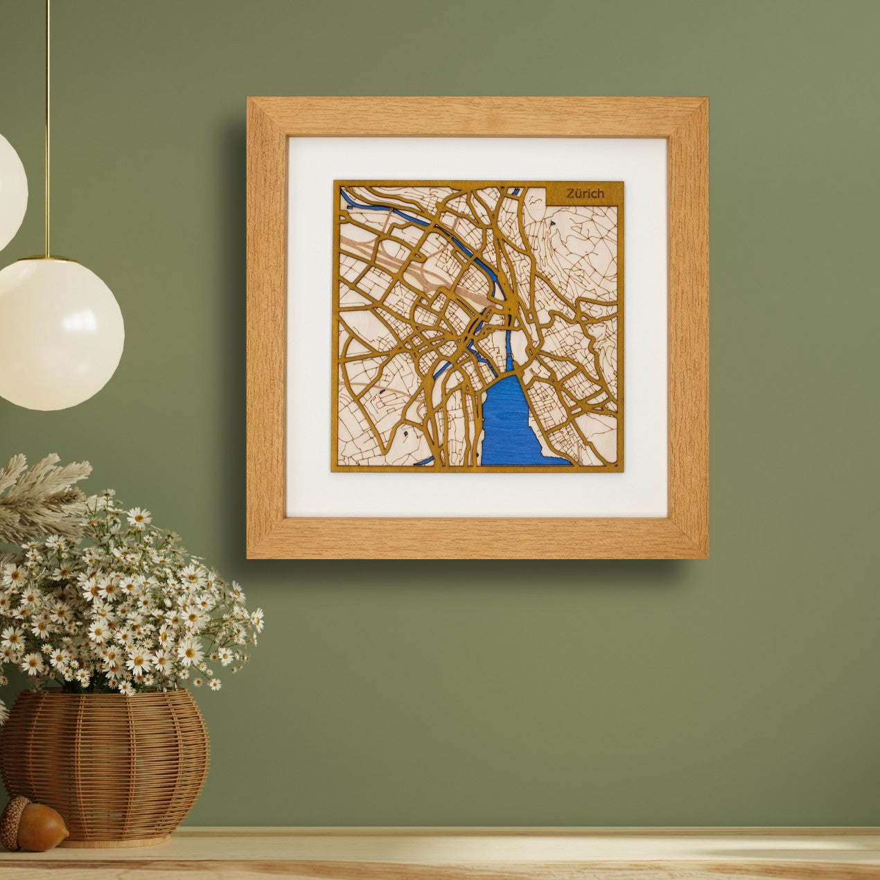 3D Wooden City Map: Personalized Gift & Swiss Made – Limmat Atelier